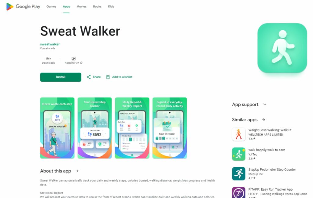 Sweat Walker Apk Penghasil Uang, Apakah Terbukti?