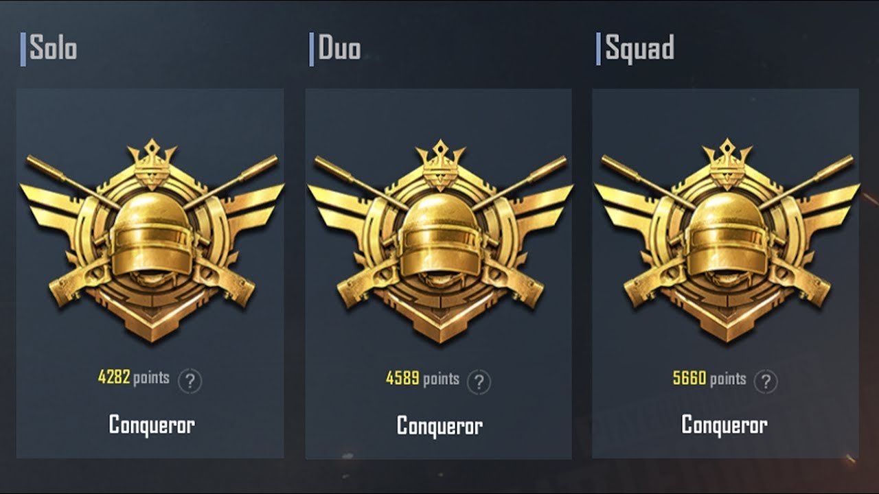 Keuntungan Rank Conqueror Di PUBG Mobile Esportsku
