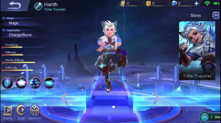 La secuencia de tiempo de los elementos de Harith Mobile Legends es mortal, ¡agrega dolor y ...