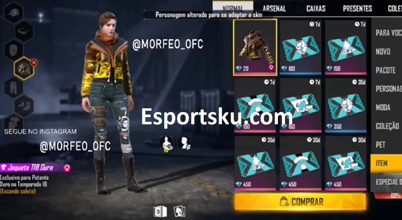 Baju Master Free Fire Season 17 Config FF – Esportsku