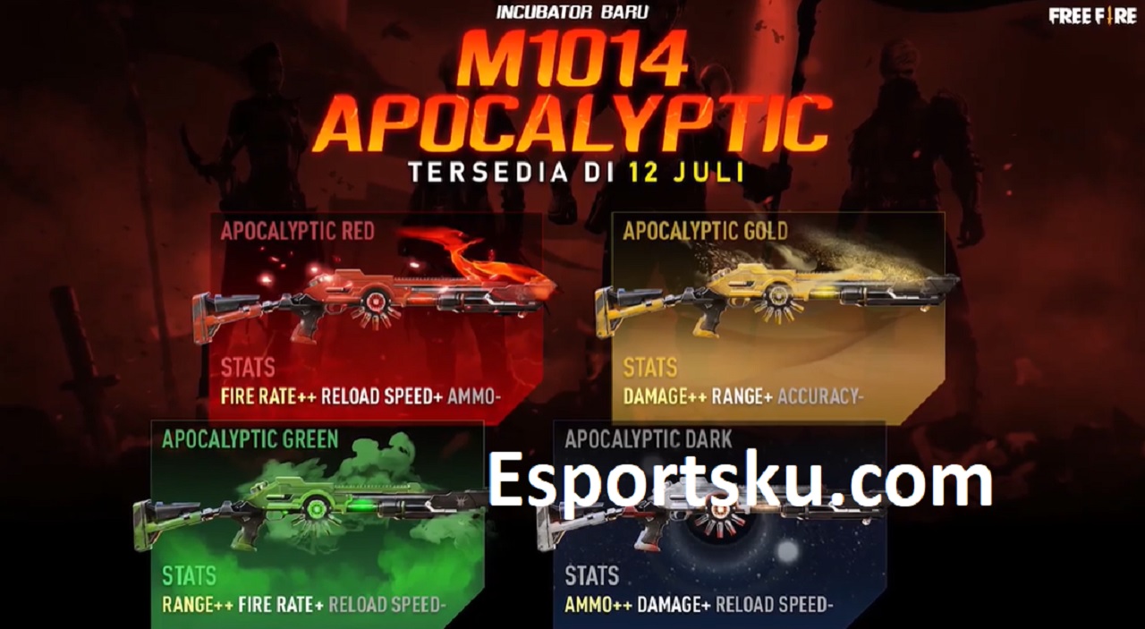 Incubator M1014 FF Rampage Free Fire Akan Hadir Lagi! – Esportsku