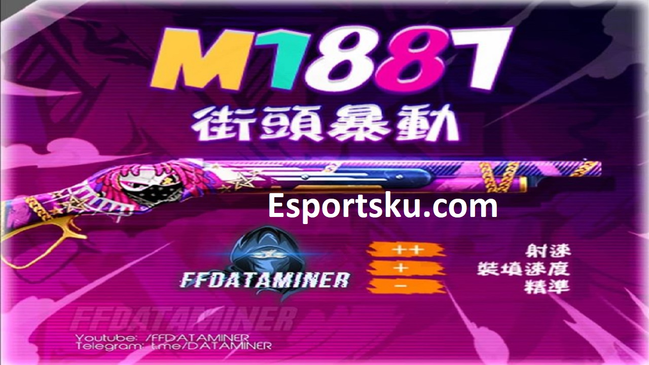 Skin M1887 Api Ungu Free Fire, Wajib Punya di FF! – Esportsku