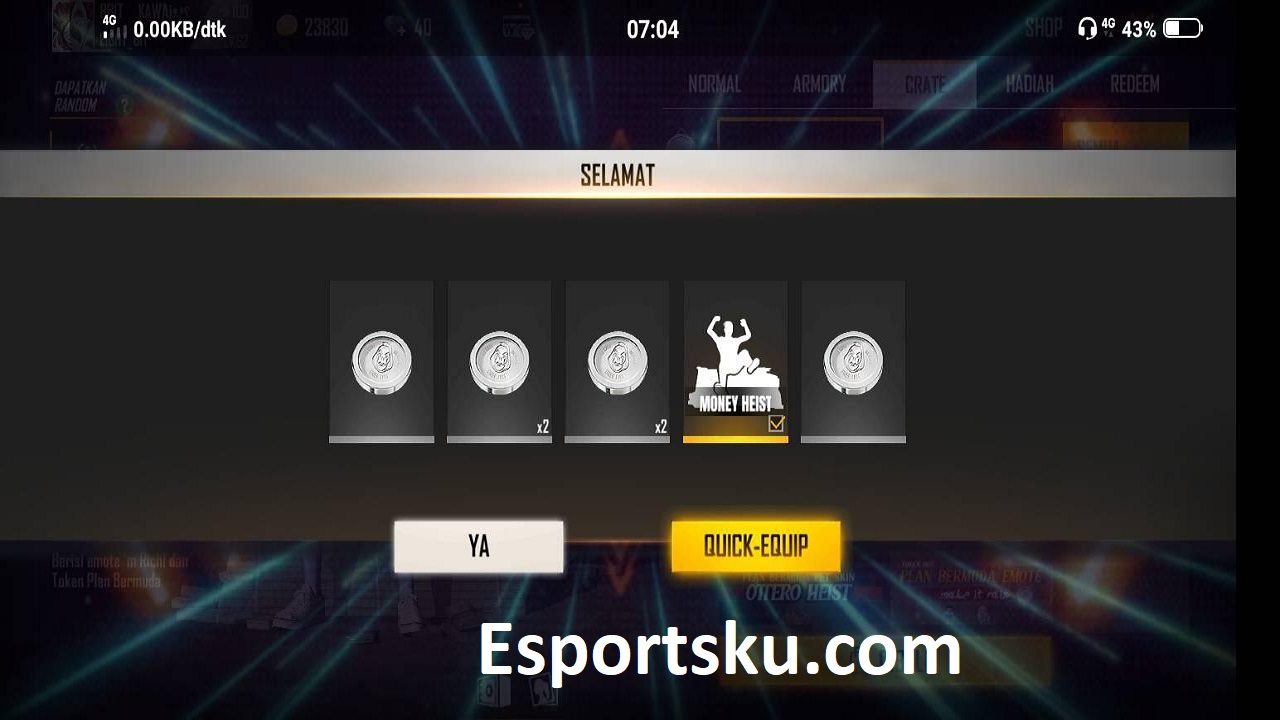 Cara Mendapatkan Emote FF I'm Rich Di Free Fire – Esportsku