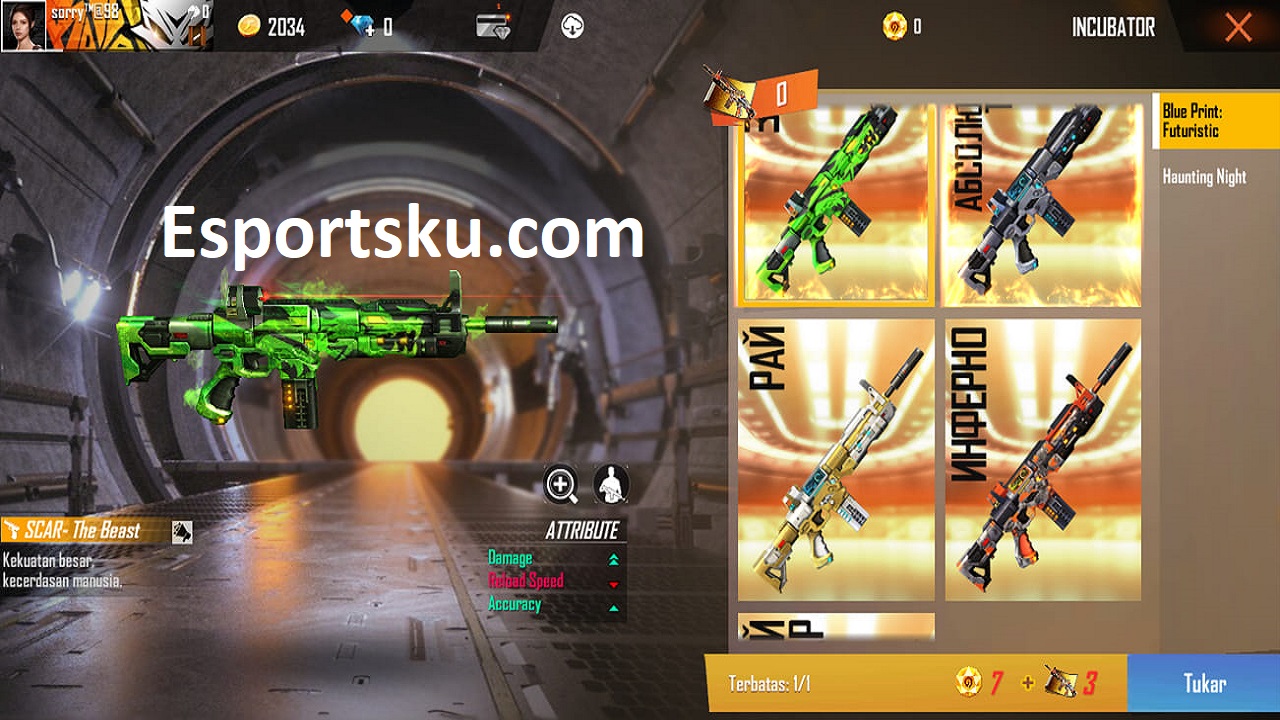 Incubator Scar Titan FF Hadir Di Server Luar Free Fire – Esportsku