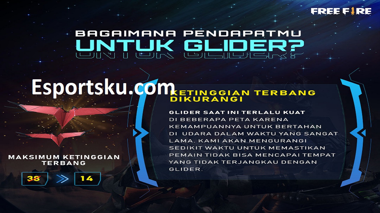 Skin Glider FF Akan Rilis di Free Fire? – Esportsku