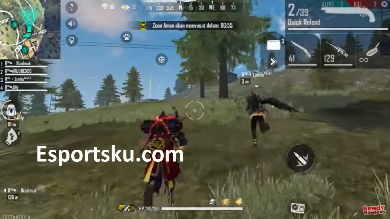 Rendy Rangers FF Review SVD Swordman Legends Free Fire – Esportsku