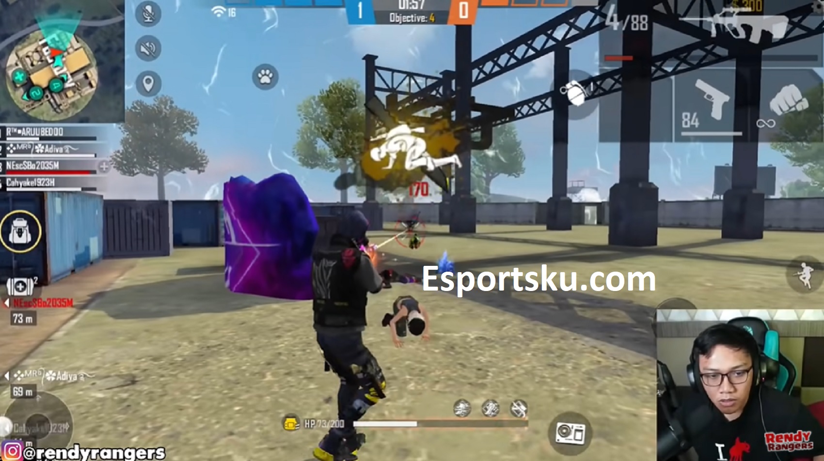 Review Skin FF AUG Cyber Chrono Rendy Rangers Free Fire – Esportsku