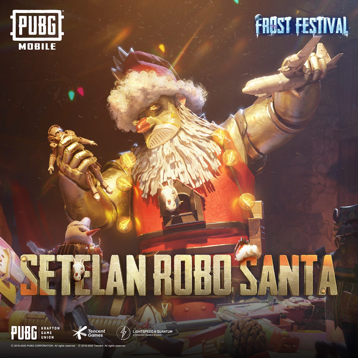 Set Outfit Robo Santa Hadir di Frost Festival PUBG Mobile, Siap Bagikan ...