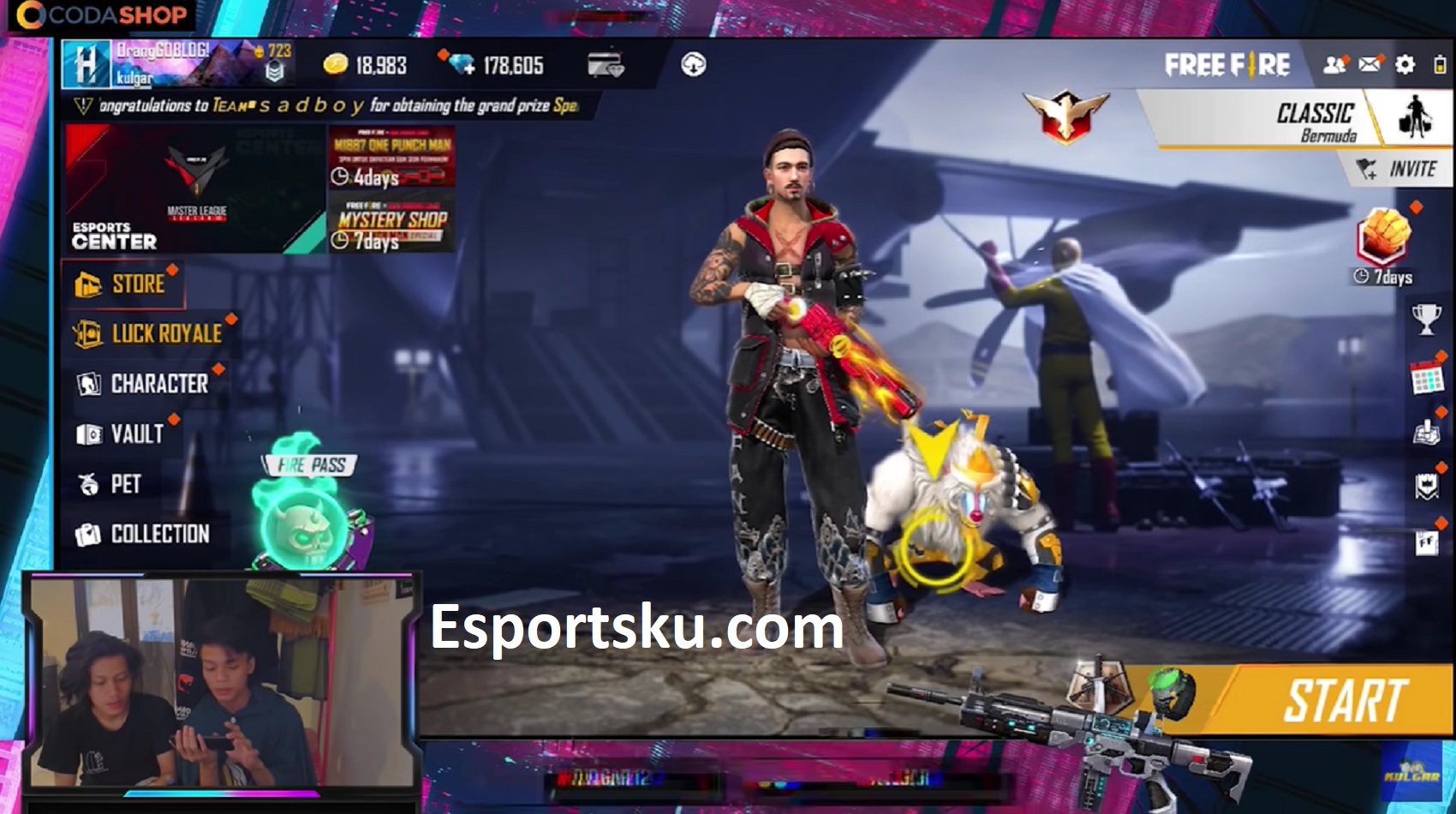 Bocoran Bundle FF Midnight Gangster Free Fire – Esportsku