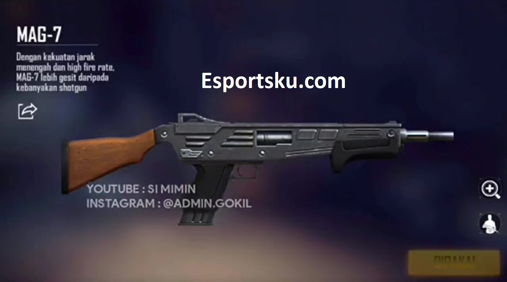 Bocoran Senjata FF Mag7 Terbaru Free Fire – Esportsku