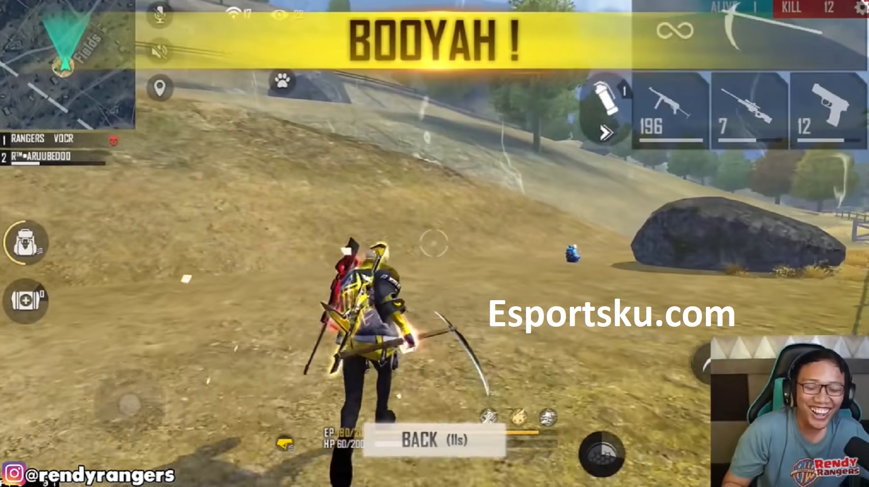 Review Skin Sports Car FFCS oleh Rendy Free Fire – Esportsku