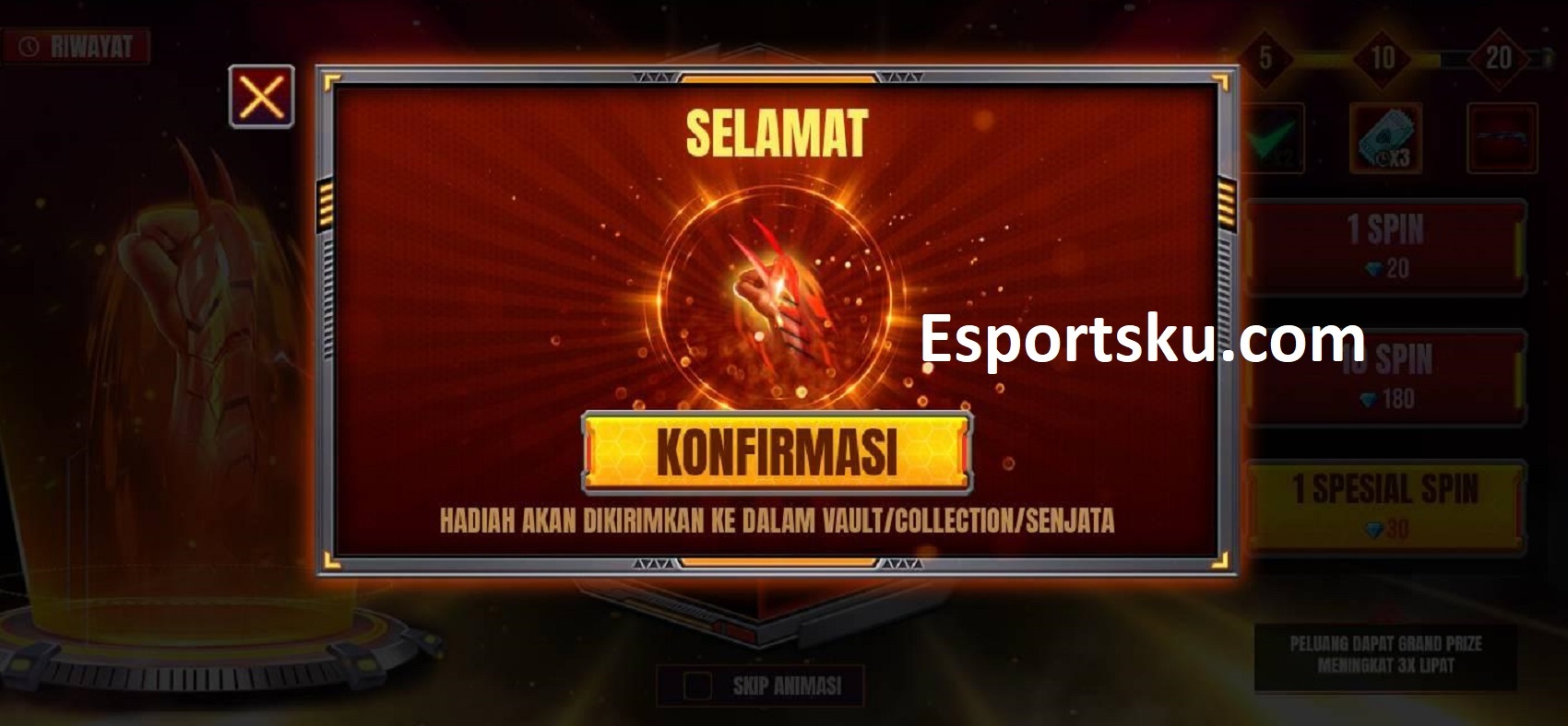 Cara Mendapatkan Skin Cobra Fist Dan 9999 Diamond Free Fire (FF ...