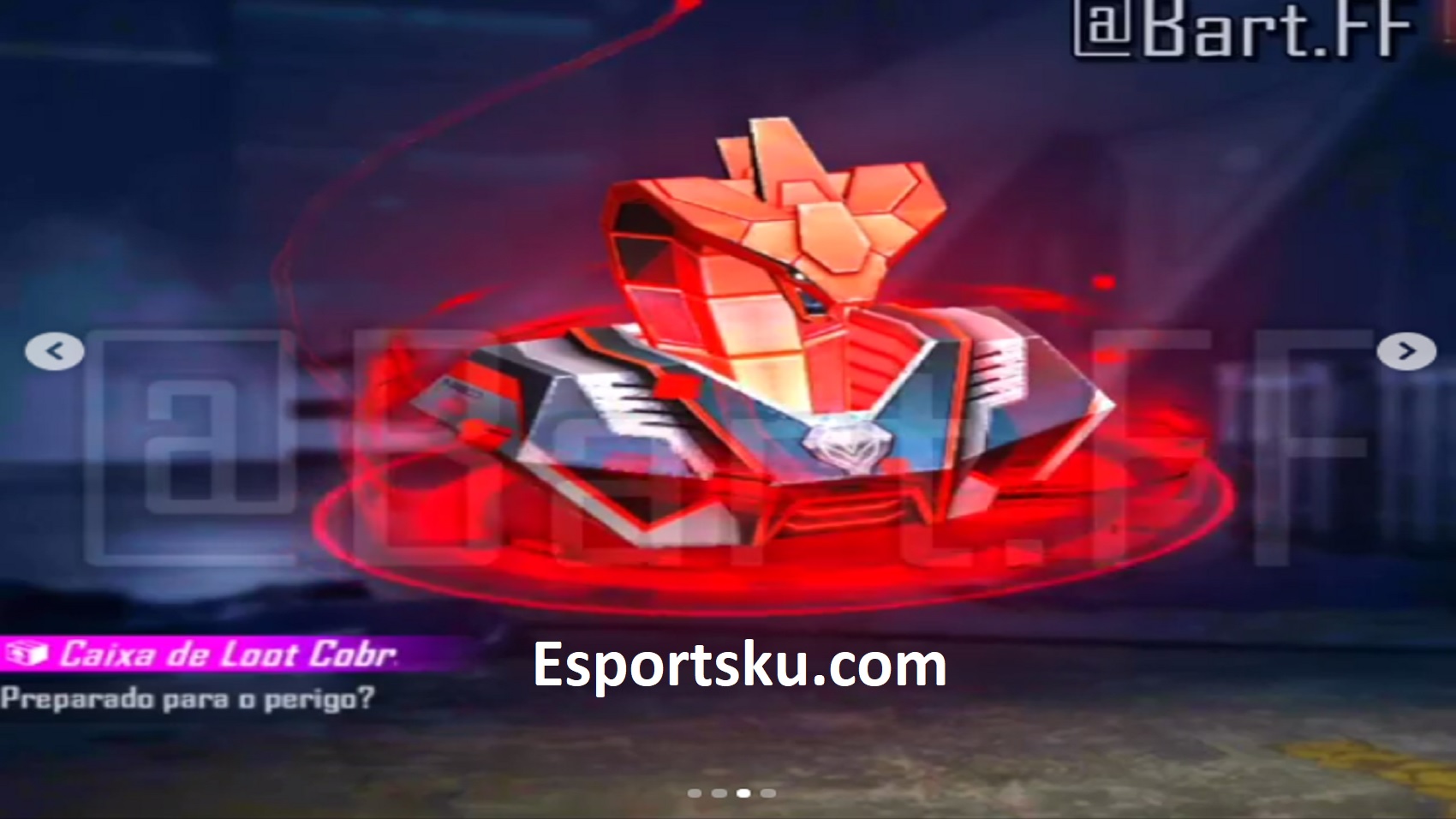 Skin Legendary Cobra Deathbox Free Fire (FF) – Esportsku
