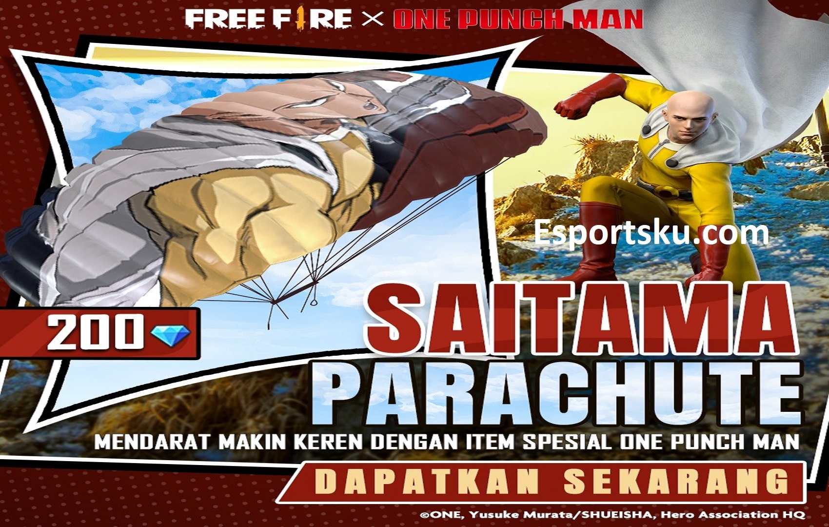 Skin Parasute FF Saitama Di Shop Free Fire – Esportsku