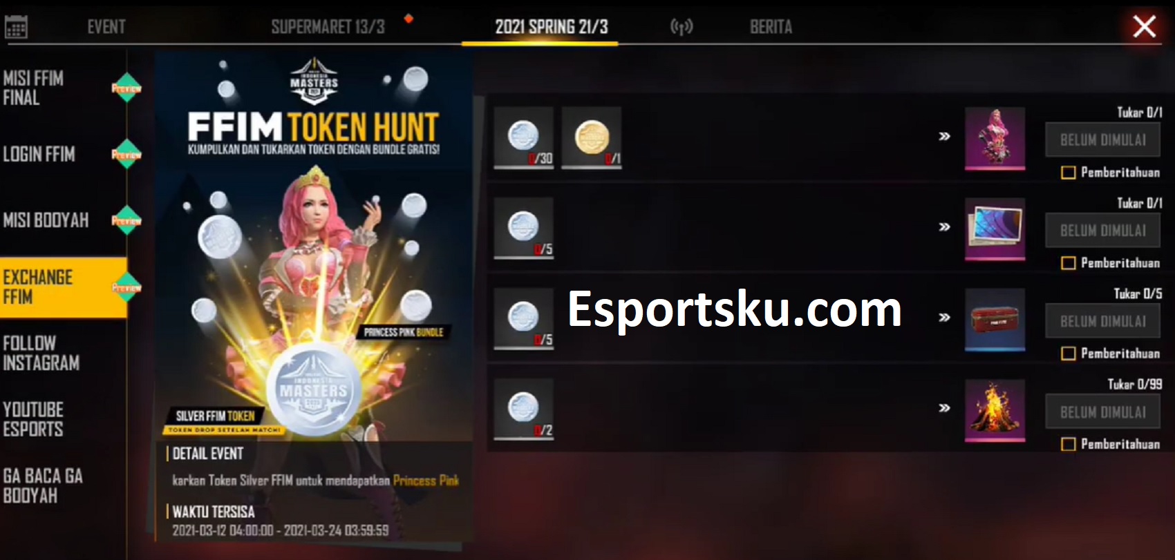 Cara Mendapatkan Token Silver FFIM Spring Free Fire 2021 – Esportsku